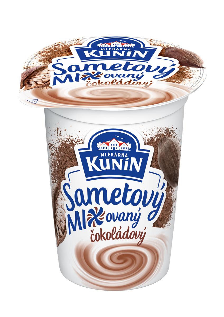 Sametový mixovaný čokoládový - Mlékárna Kunín